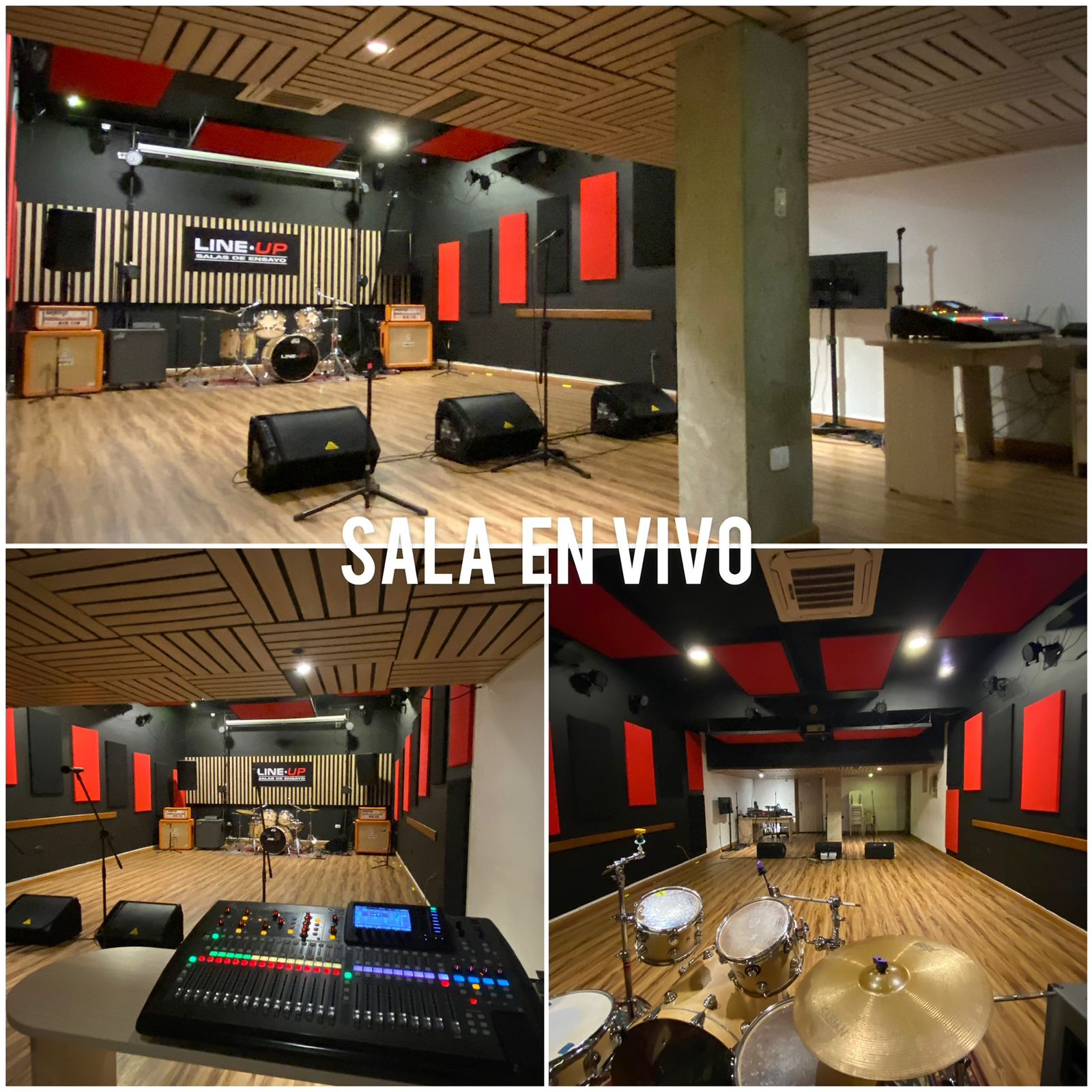 Sala de ensayo Line Up Floresta 101 - Line Up Producciones, estudio de ... Sala de ensayo Line Up Floresta 101 - Line Up Producciones, estudio de ...